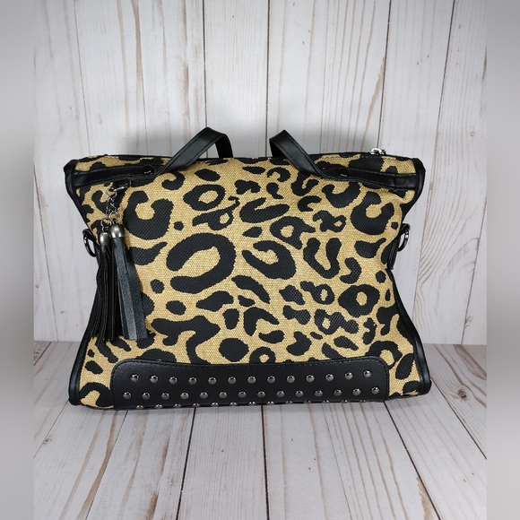 Bags | Leopard Print Tote Purse | Poshmark